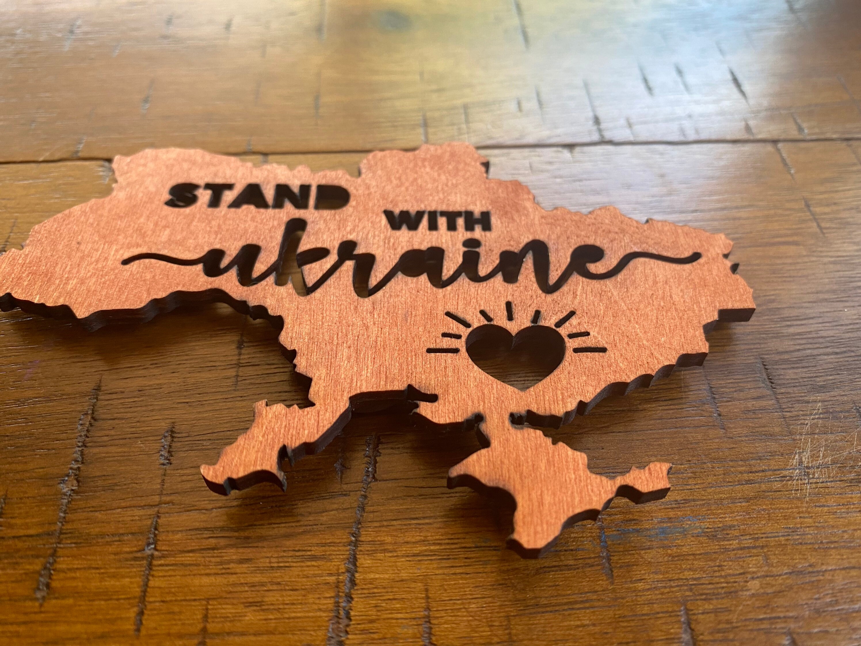 Stand With Ukraine Fridge Magnet Custom Fridge Magnet - Etsy