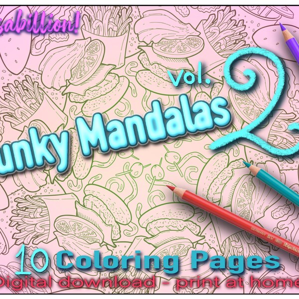 Mandala Coloring - Etsy