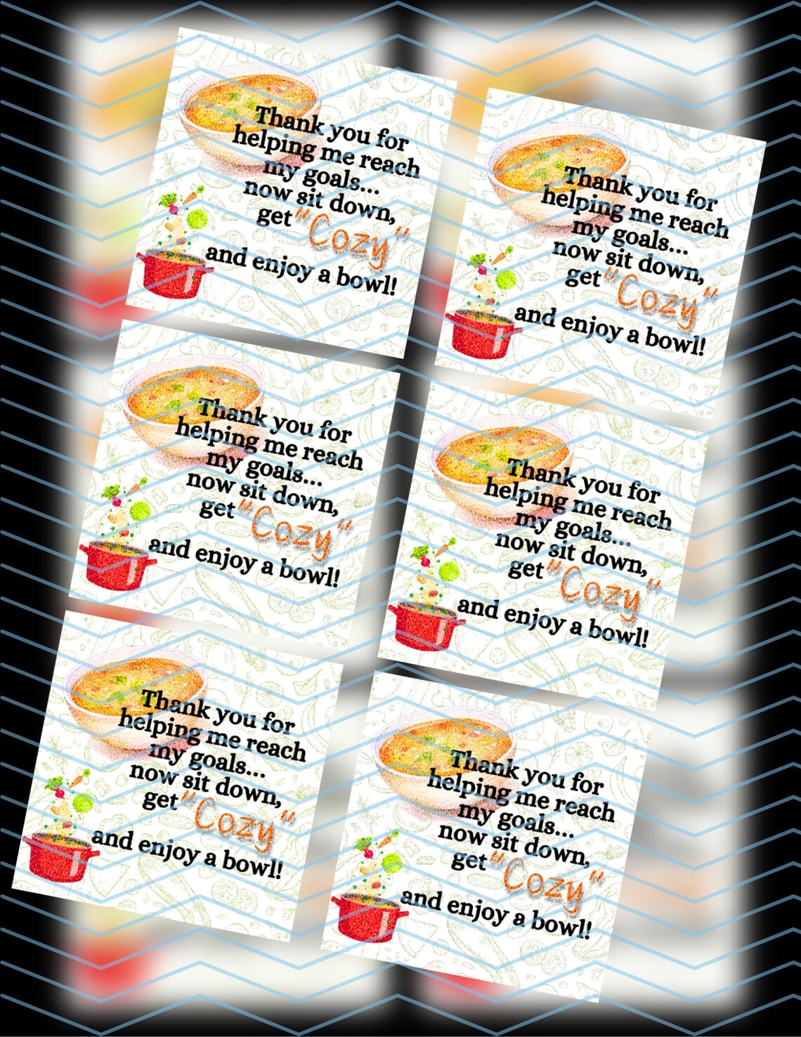 Printable Teacher Gift Tag for Bowl Cozy | Teacher Appreciation ...