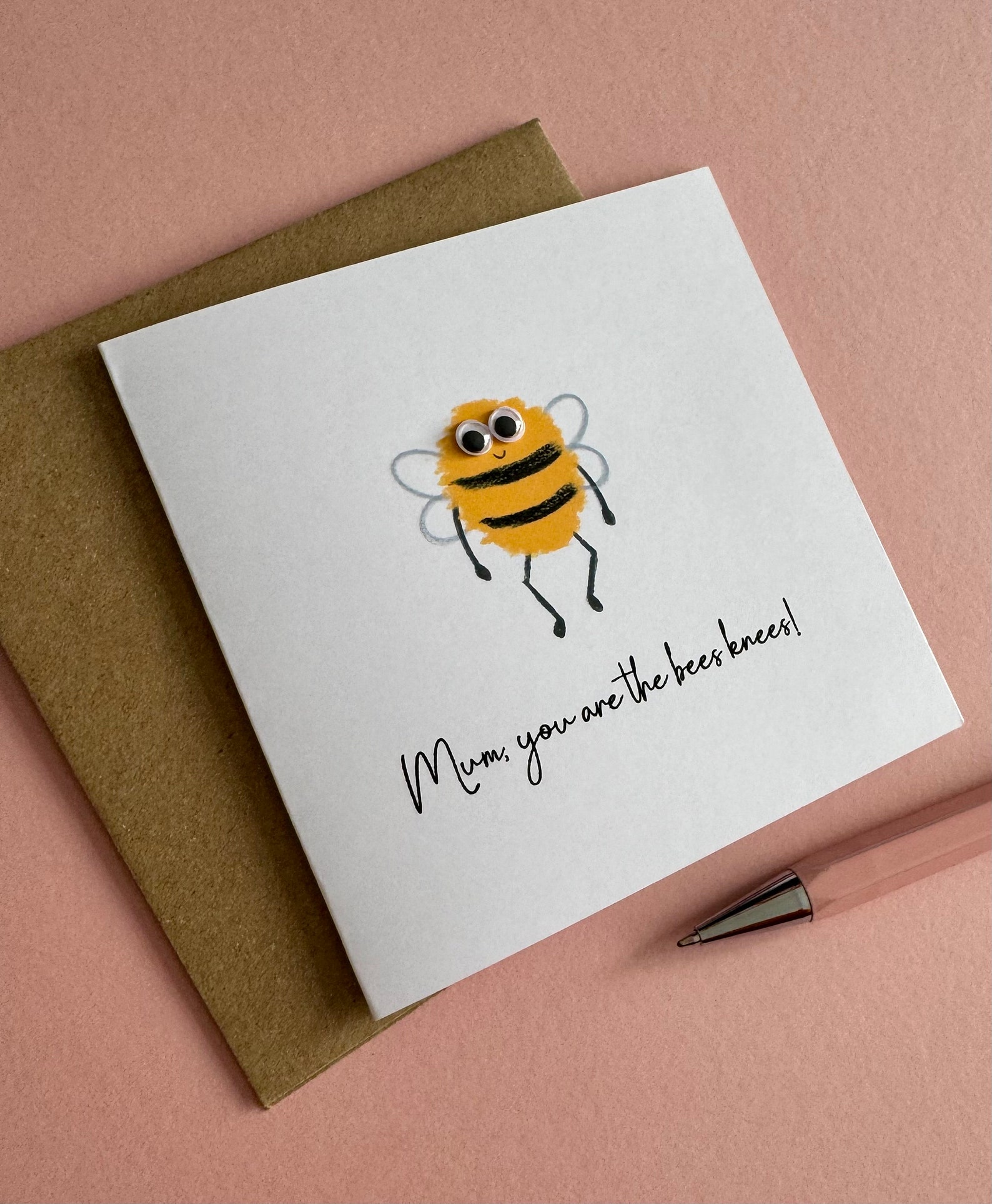 Youre the Bees Knees Happy Mothers Day Card, Funny Card for Mum, Gift ...