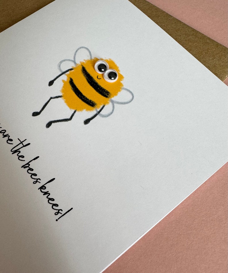 Youre the Bees Knees Happy Mothers Day Card, Funny Card for Mum, Gift ...