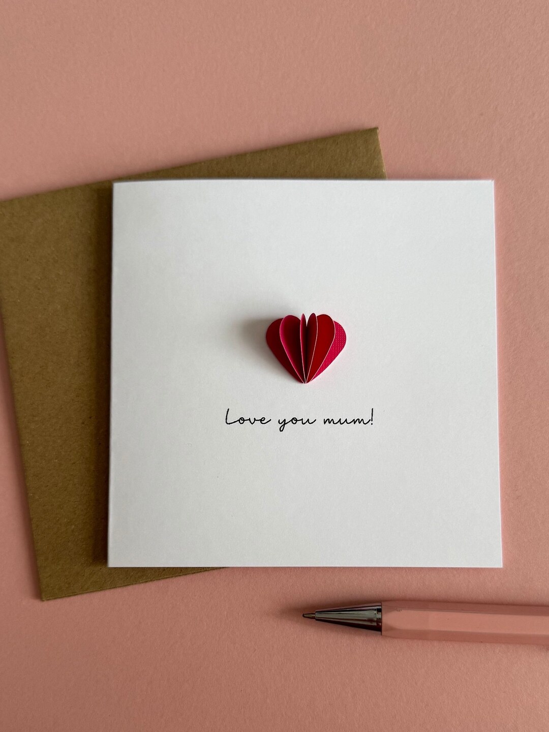 Love You Mothers Day Card, Mothers Day Gift, Happy Mothers Day, 1st ...