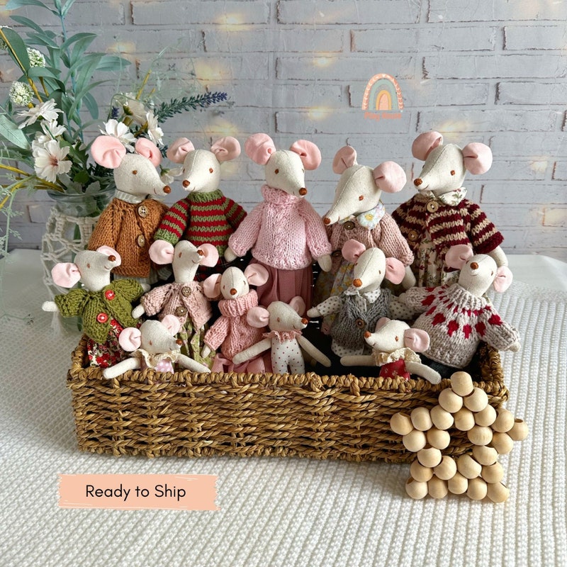 Stuffed Mouse - Etsy
