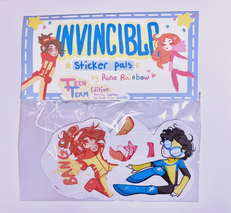 Invincible Sticker Pals: Teen Team Edition - Etsy