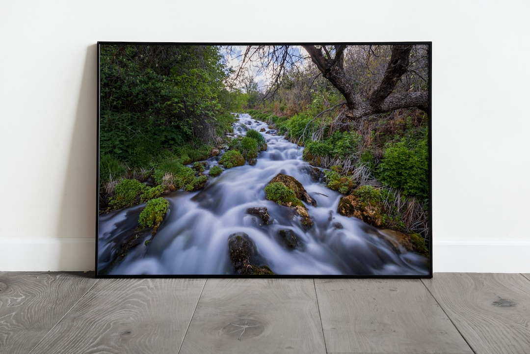 Cascade Springs, Utah Alpine Loop, Digital Print, Utah Mountain Scenery ...