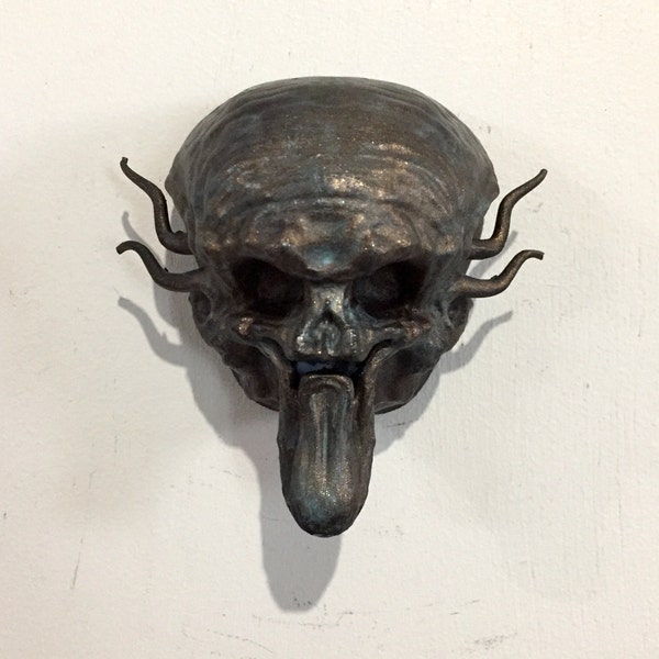 Skull Wall Sconce - Etsy