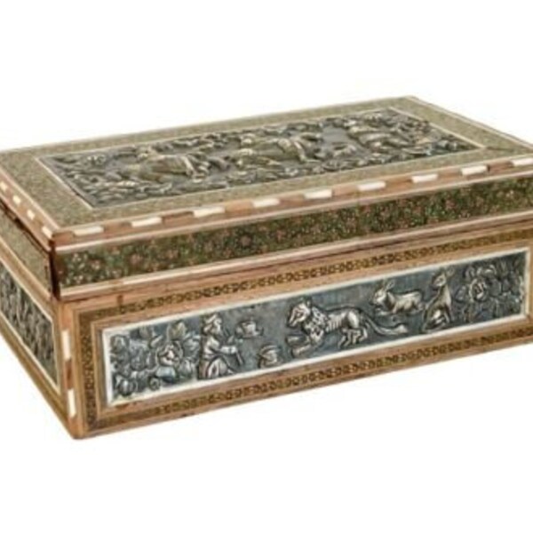 Inlaid Wooden Box - Etsy