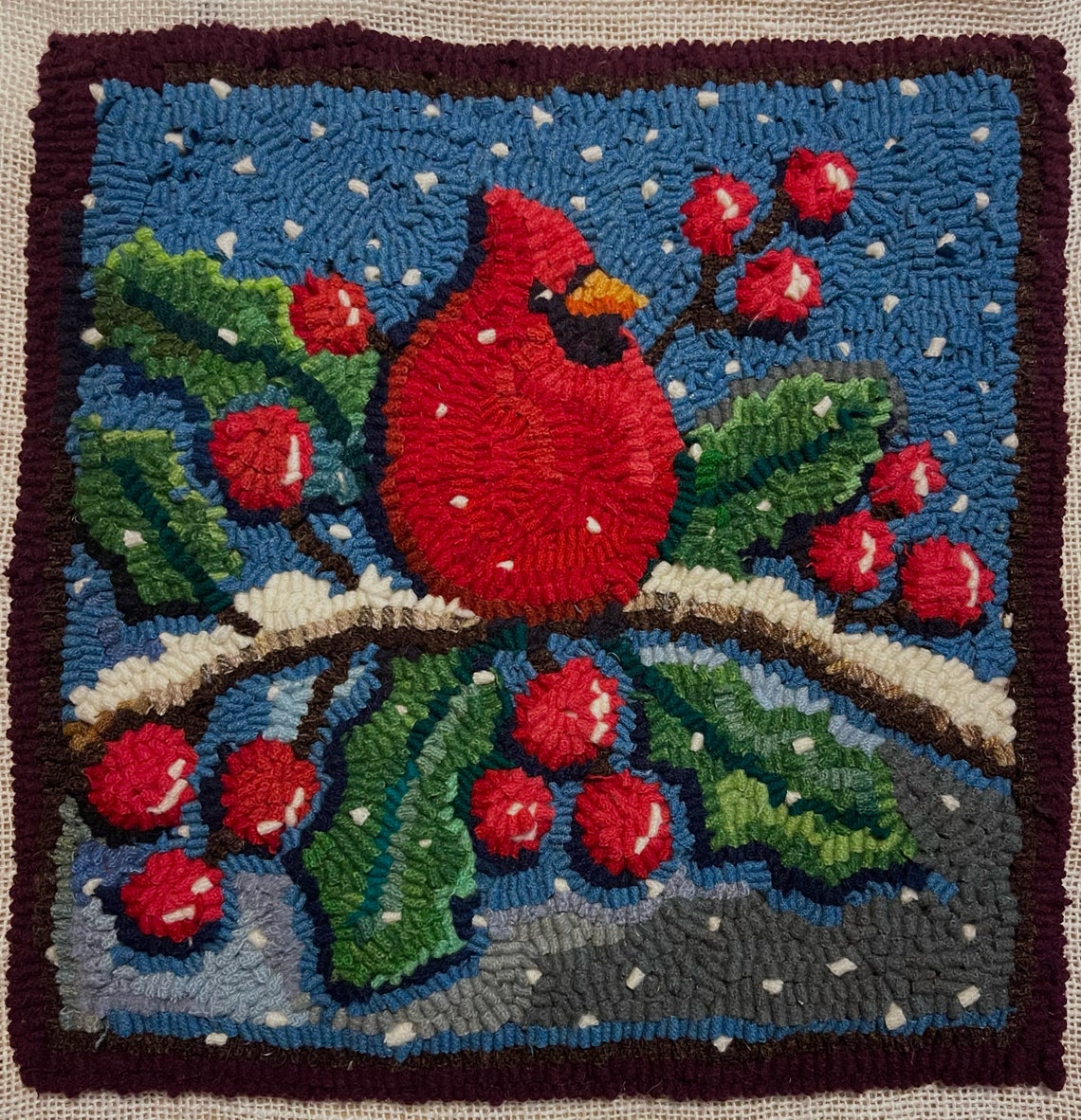 Cardinal Rug Hooking Pattern - Etsy