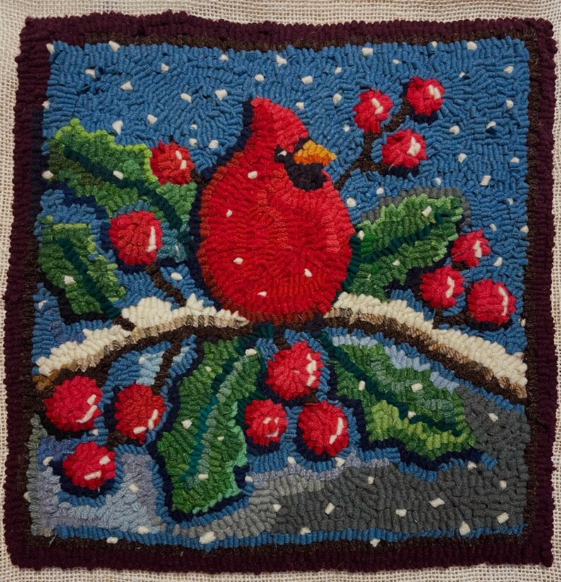 Cardinal Rug Hooking Pattern - Etsy