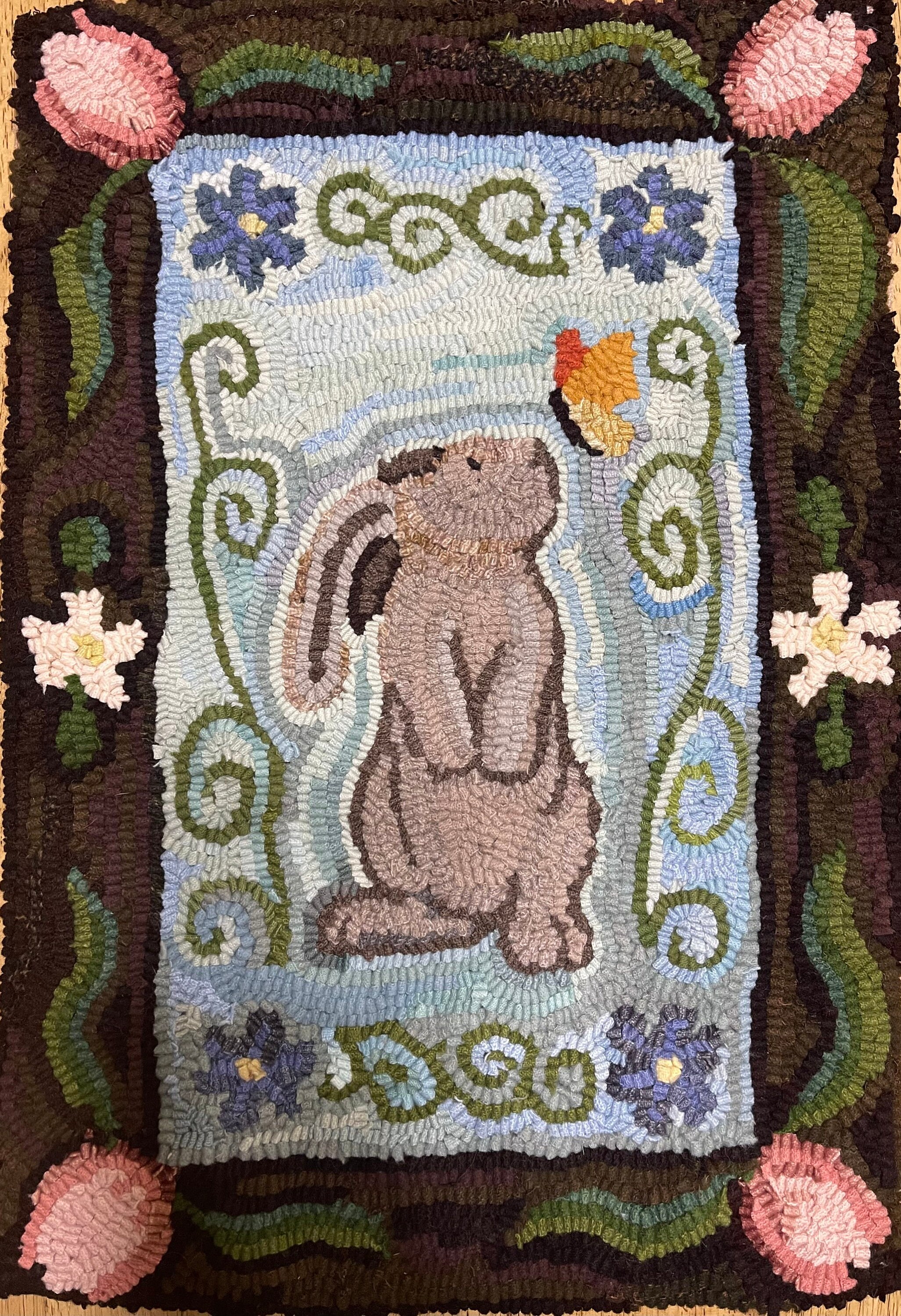 Butterfly Sniff Rug Hooking Pattern - Etsy