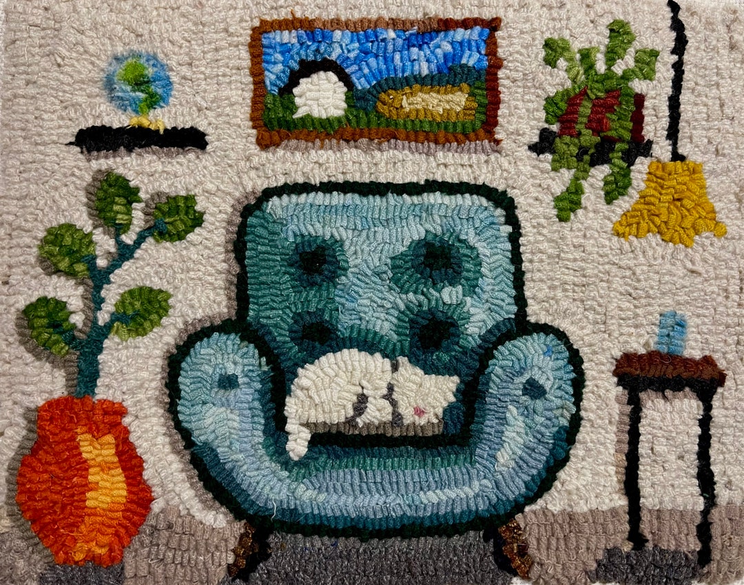 Rug Hooking Pattern/ Punch Needle Pattern - Etsy