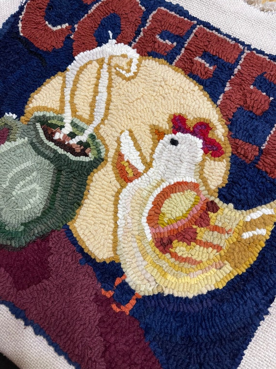 Hooked Rug Pattern Punch Needle Pattern - Etsy