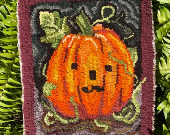 Halloween Hooked Rug - Etsy