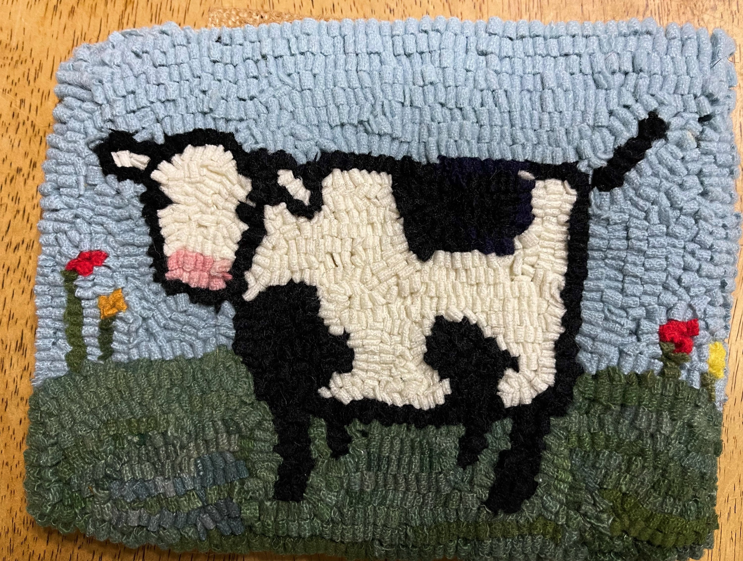 Rug Hooking Pattern, Cow Pattern, Cow Rug, Punch Needle Pattern - Etsy