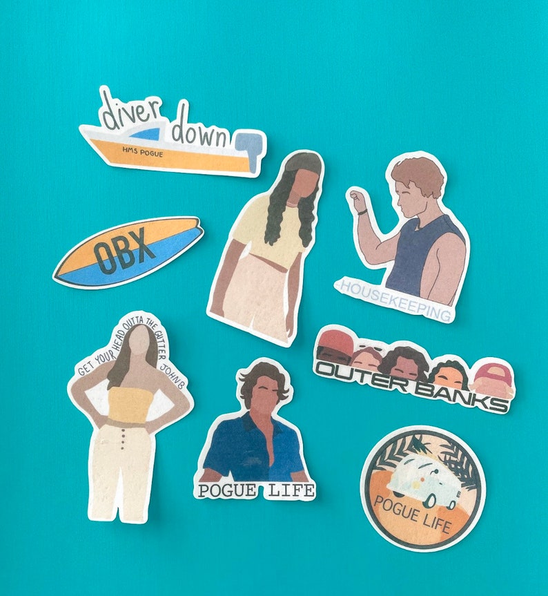 Outer Banks Inspired Sticker Pack - Etsy