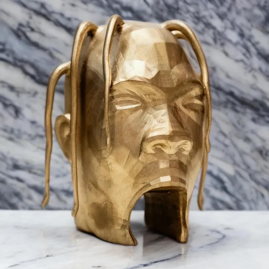 Travis Scott Head Figure Astroworld Art Decor Hypebeast Sneakerhead ...