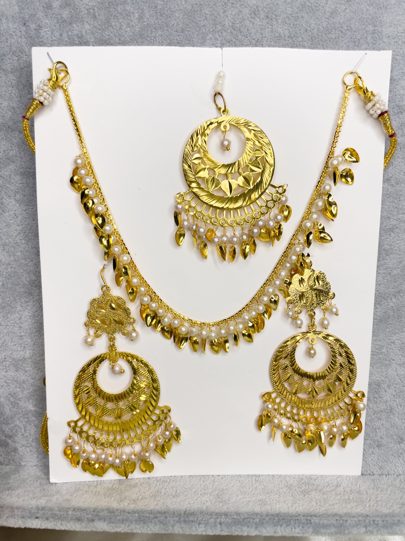 Peepal Patti Set Indian Jewelry Bridal Jewelry Indian - Etsy
