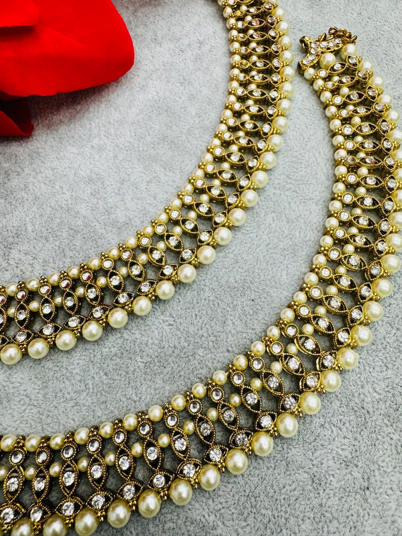Stone Anklets Indian Payal Indian Wedding Jhanjhar Traditional Payal ...