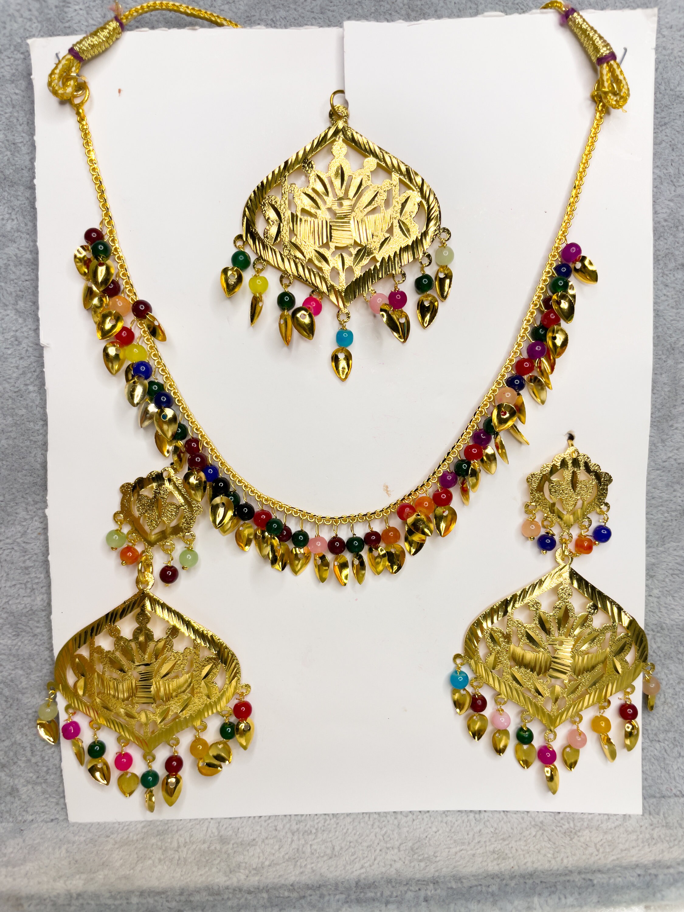 Peepal Patti Set Indian Jewelry Bridal Jewelry Indian - Etsy