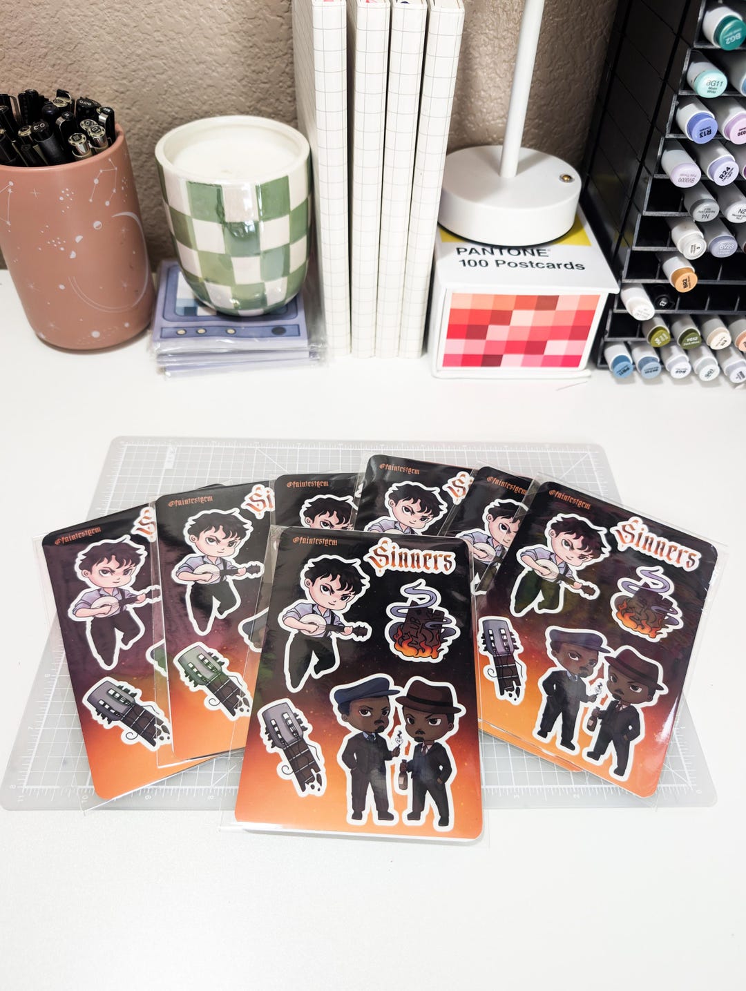 Sinners Sticker Sheet - Etsy
