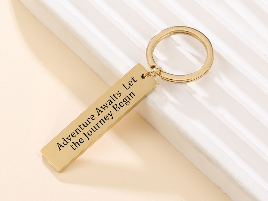 Engraved Keychain - Engravable Keychain - Custom Keychain ...