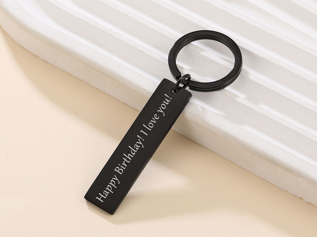 Drive Safe Customizable Rectangle Key Chain Anniversary Gift Boyfriend ...