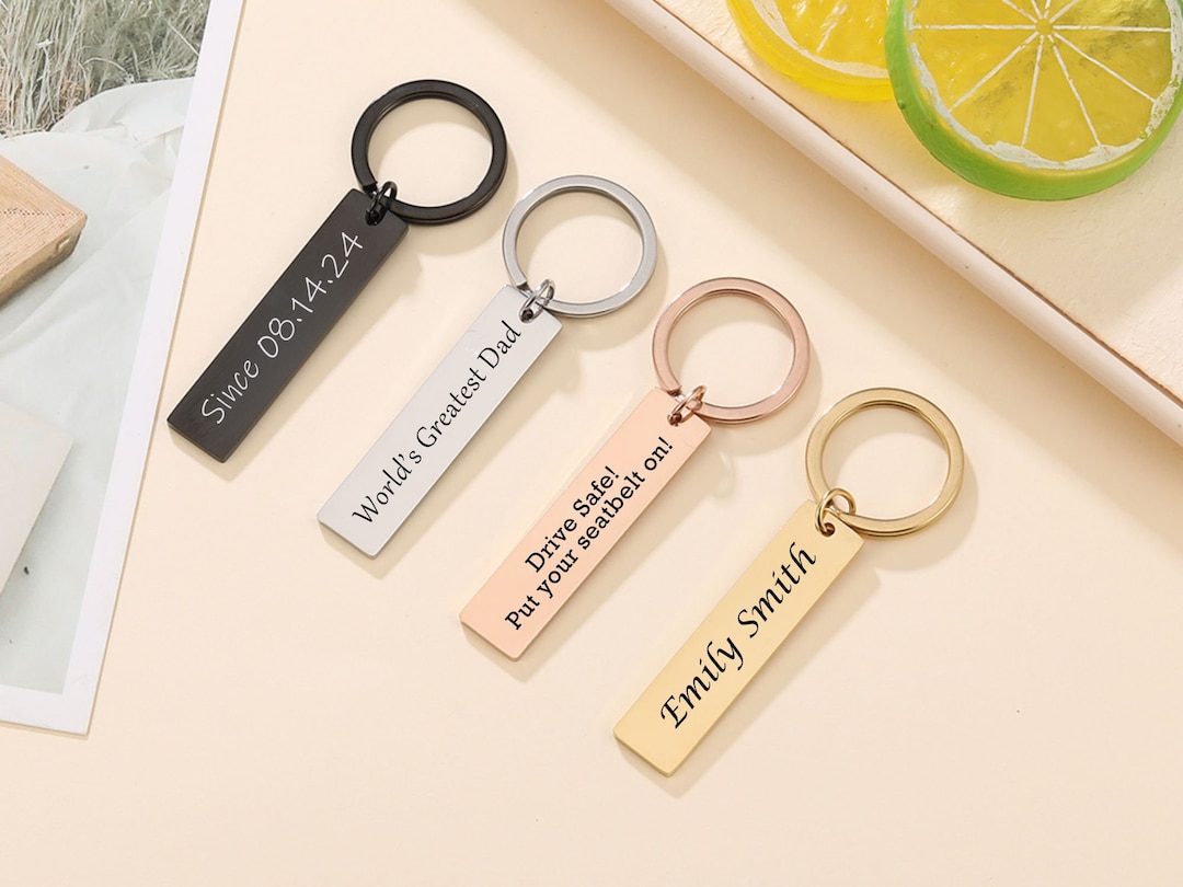 Customized Keychain Vacation Trip Employee Appreciation Gift Idea ...