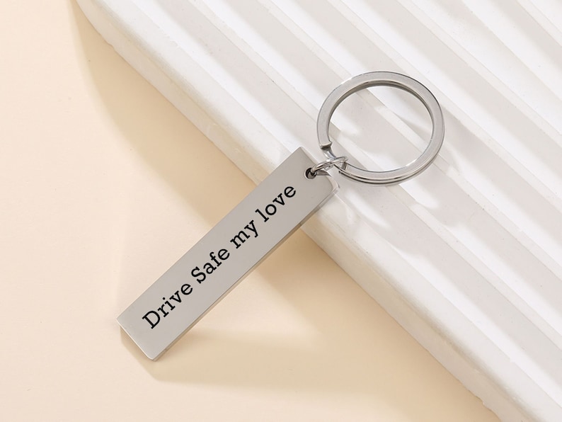 Personalized Keychain • 2 Sided Bar • Custom Name Gift • Personalized ...