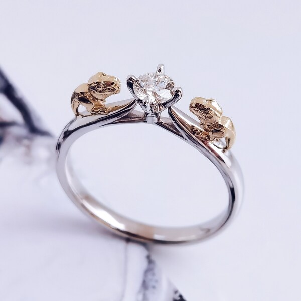 Unique Engagement Ring - Etsy