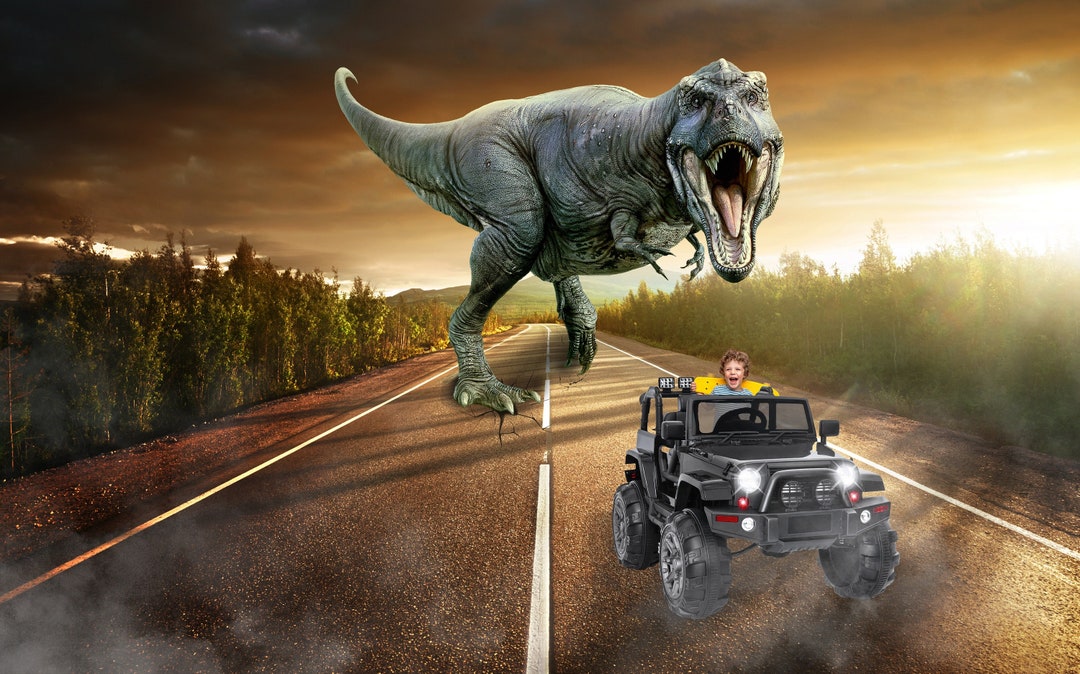 Dinosaur Picture | Driving | Portrait From Photo | Tyrannosaurus Rex ...