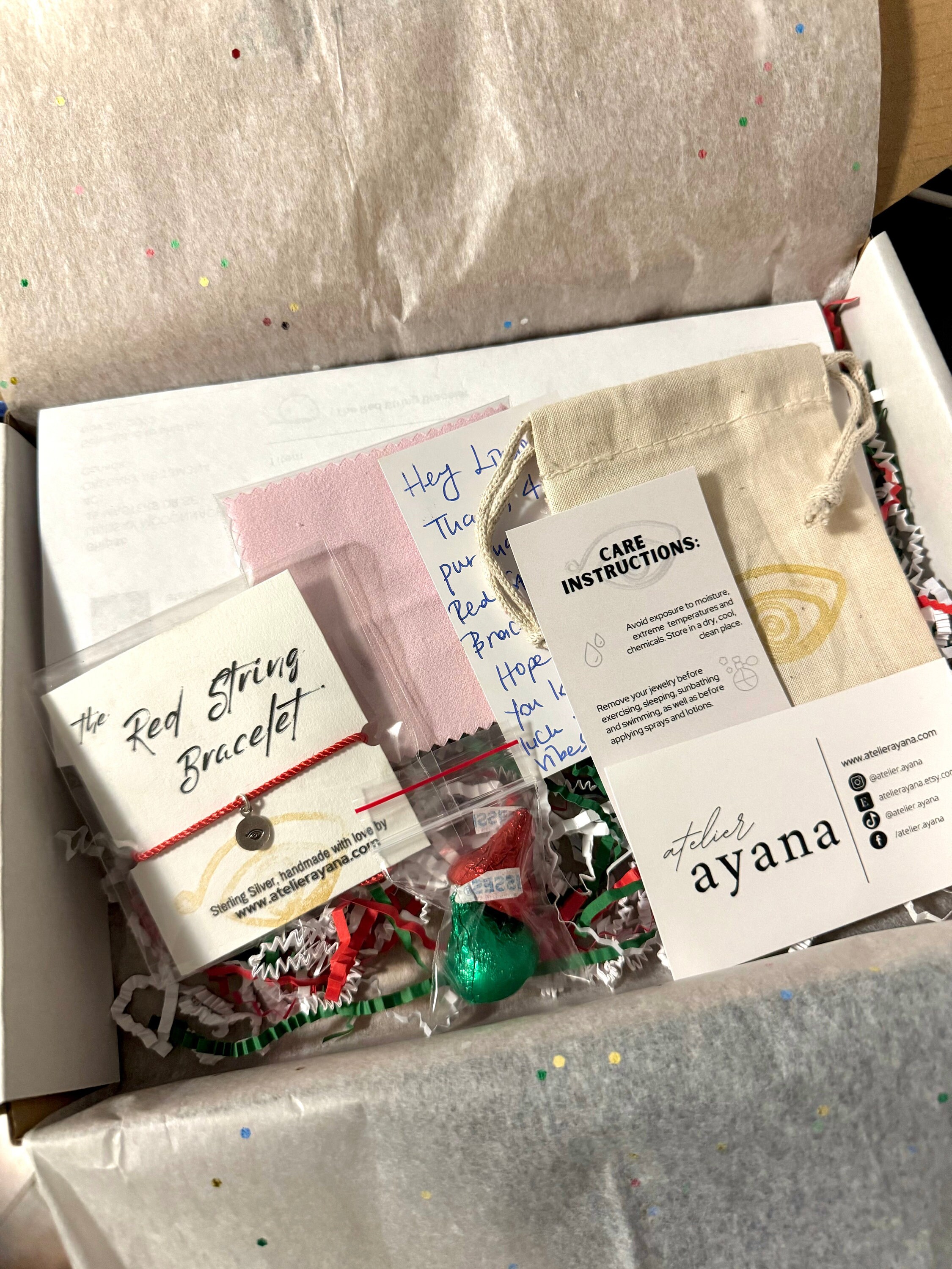 The Red String Bracelet - Etsy Canada