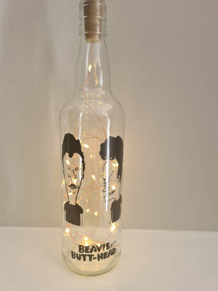 Beavis and Butthead Design Light up Bottle - Etsy