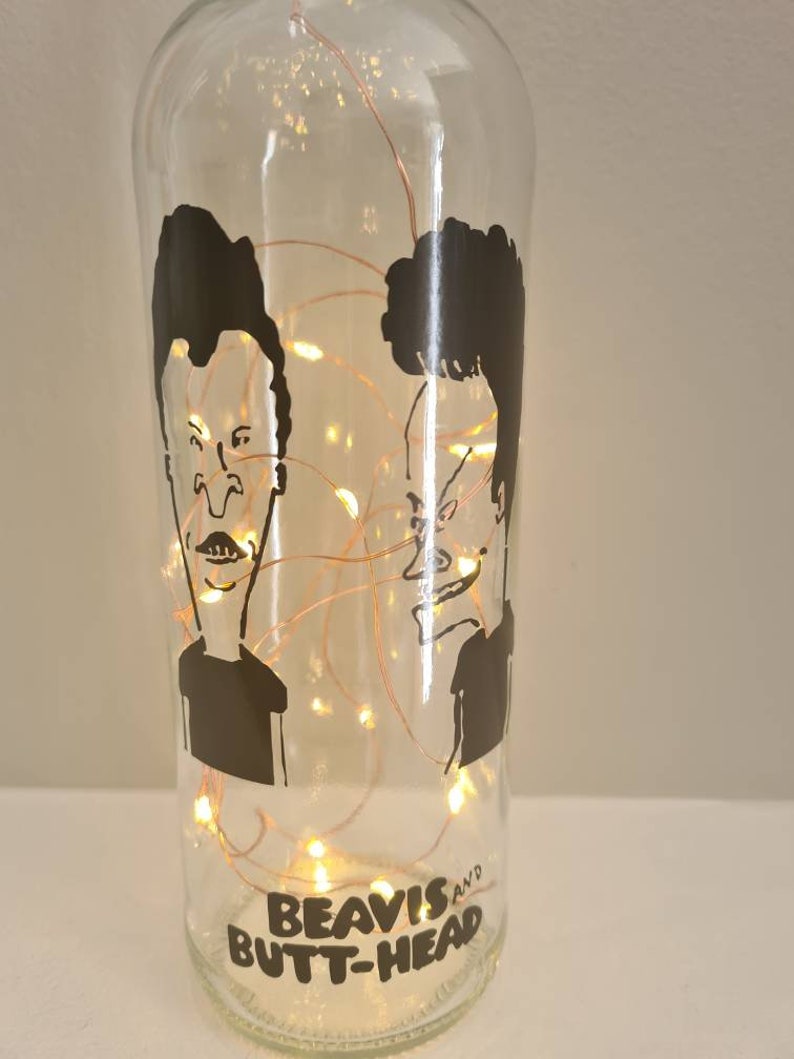 Beavis and Butthead Design Light up Bottle - Etsy