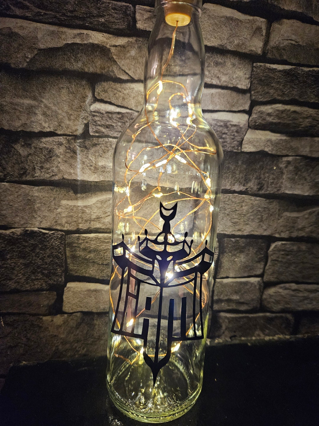 Iam Inspired Design Decorative LED Light up Bottle - Etsy