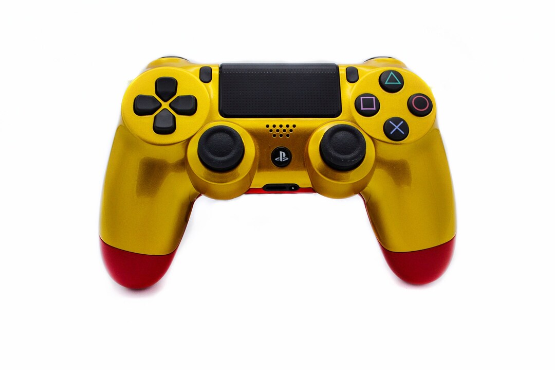 Gold Custom Playstation 4 Controller Painted PS4 Personalized - Etsy