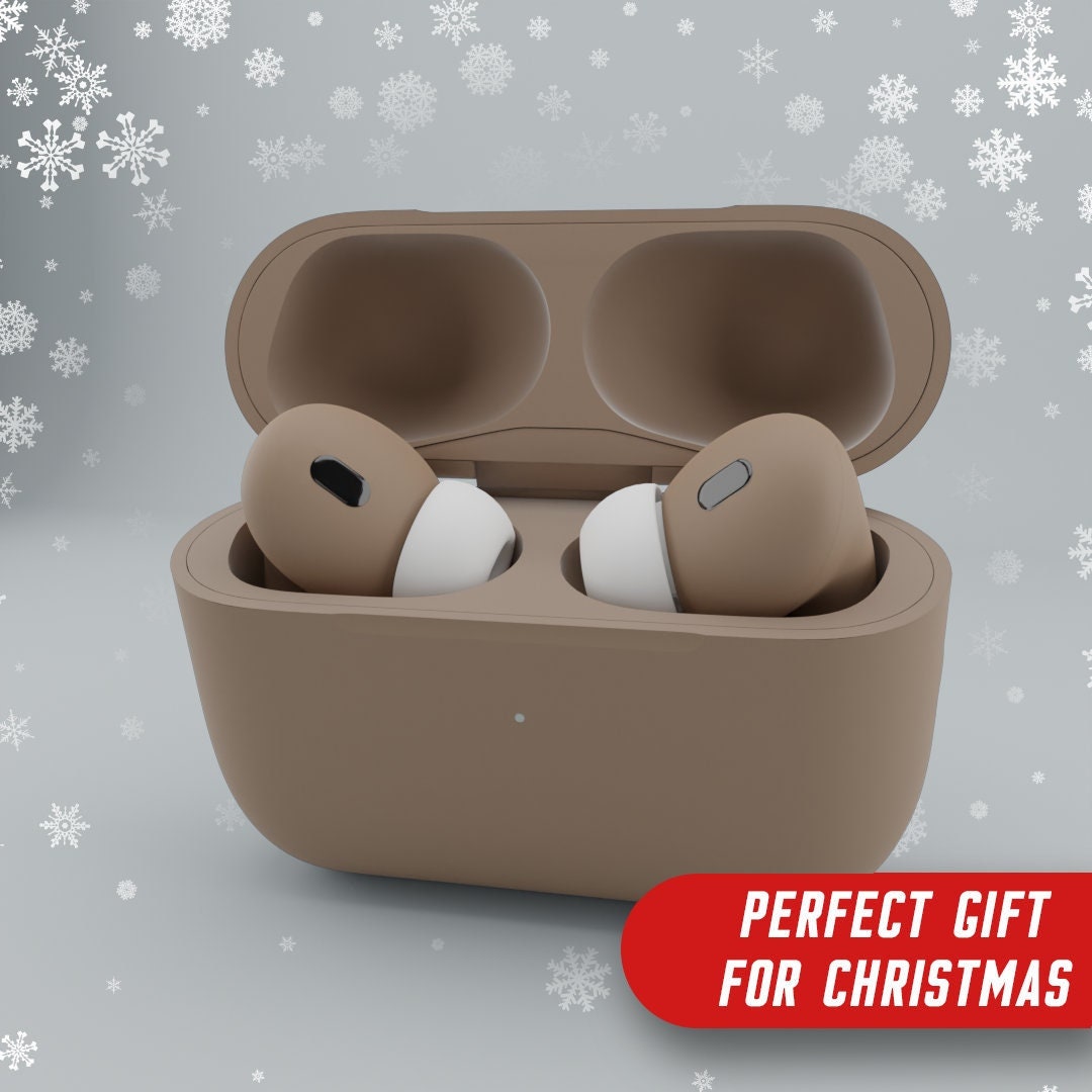 Custom Airpods Pro 2 Brown Cocoa Matte USB-C 2023 Painted by - Etsy