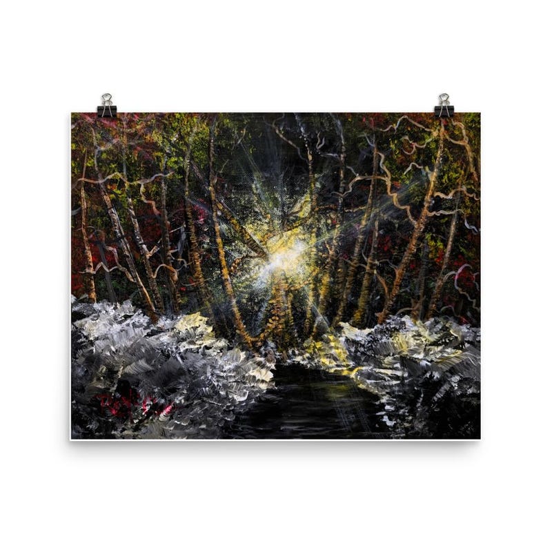 Forbidden Forest Print - Etsy