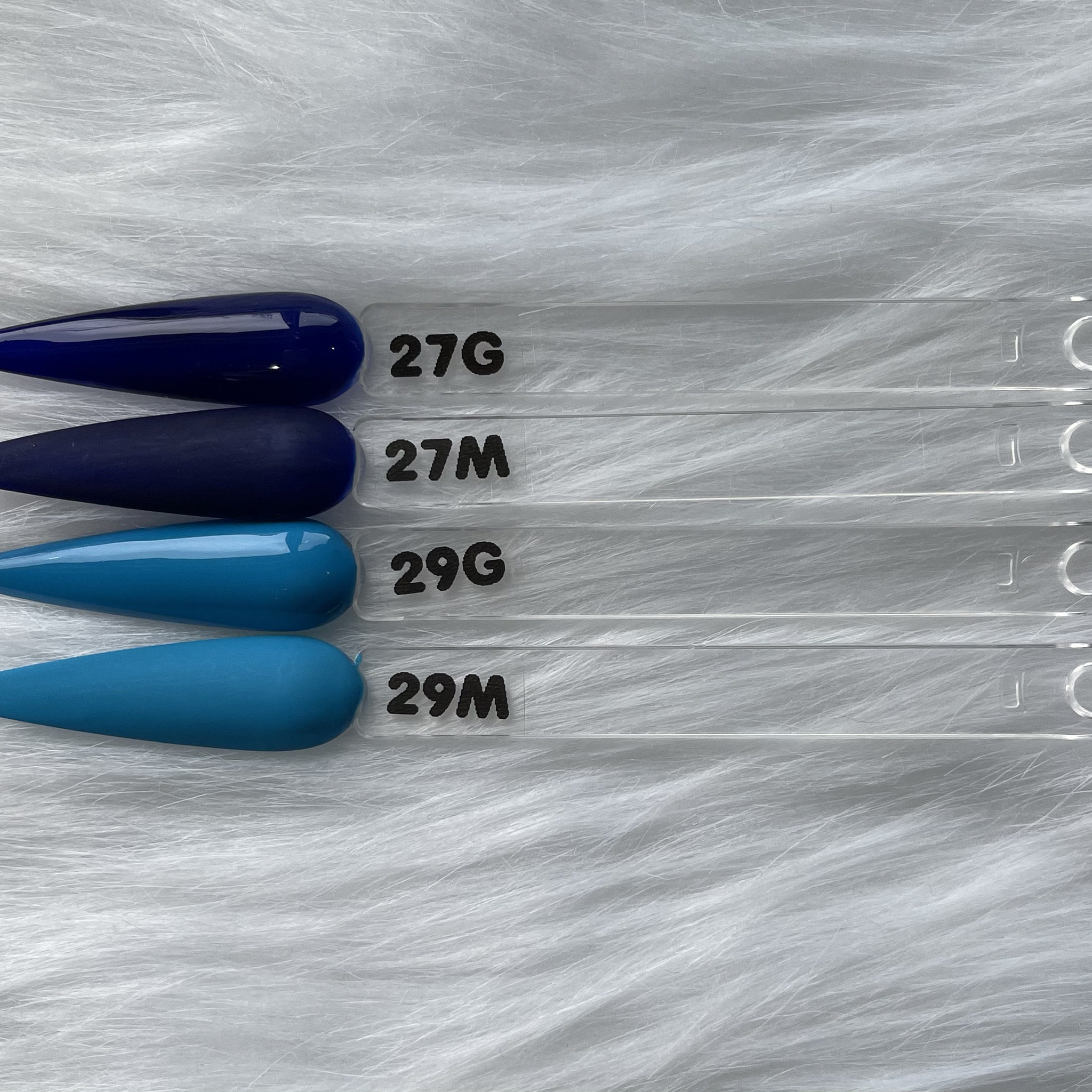 Press on Nails Monocolor Blues - Etsy México