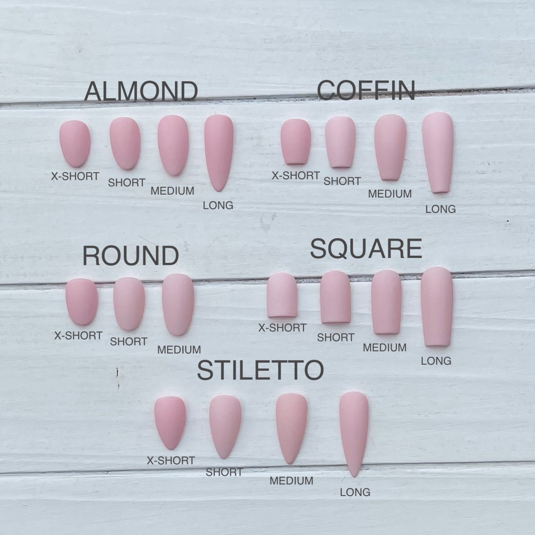 Faces Multicolour Short Round Press on Nails - Etsy