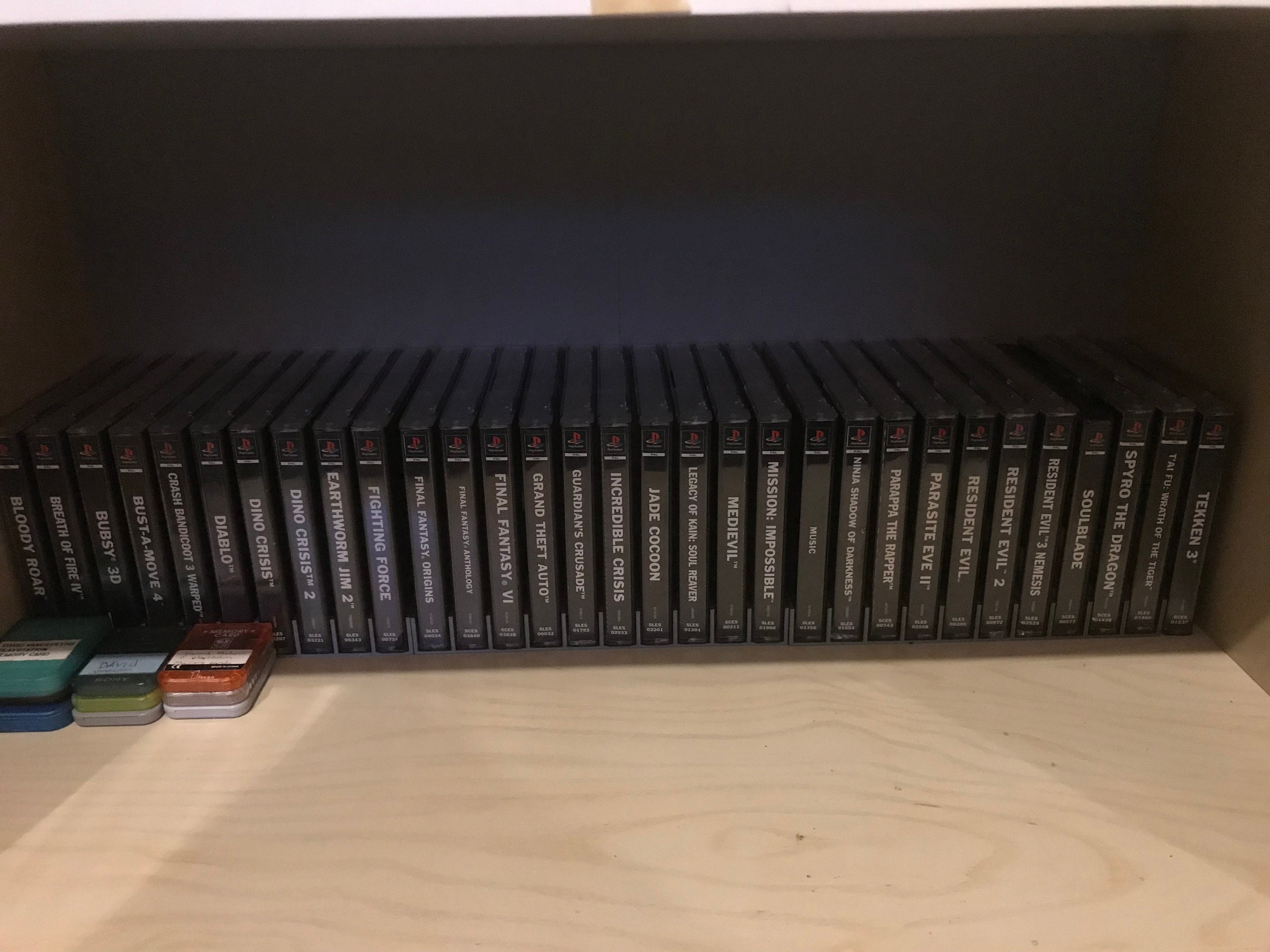 Sony PS1 PAL Game Storage Stand, Single Disc Holder (3D Printed) - Etsy