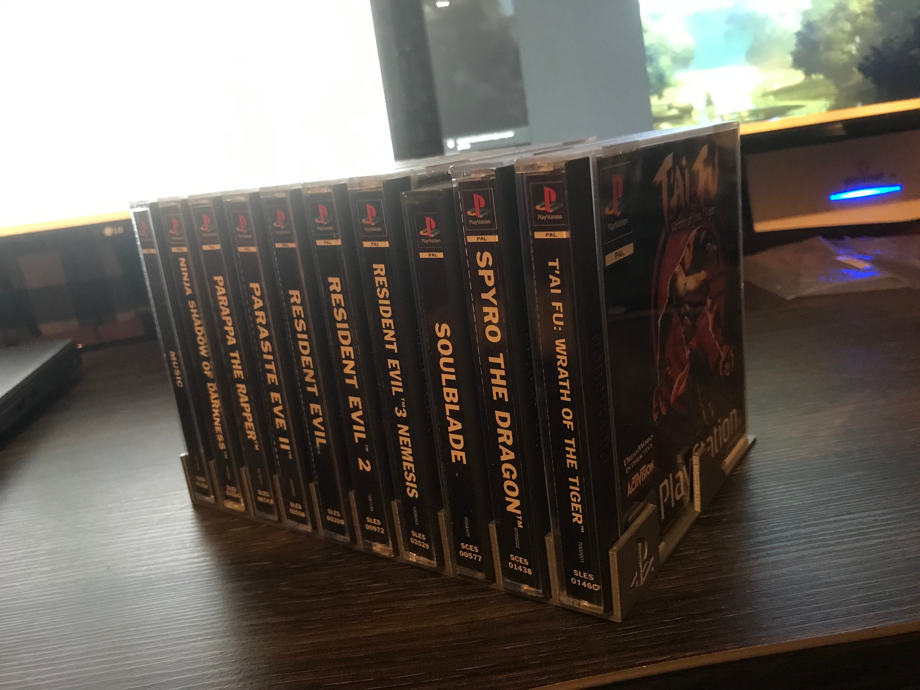 Sony PS1 PAL Game Storage Stand, Single Disc Holder (3D Printed) - Etsy