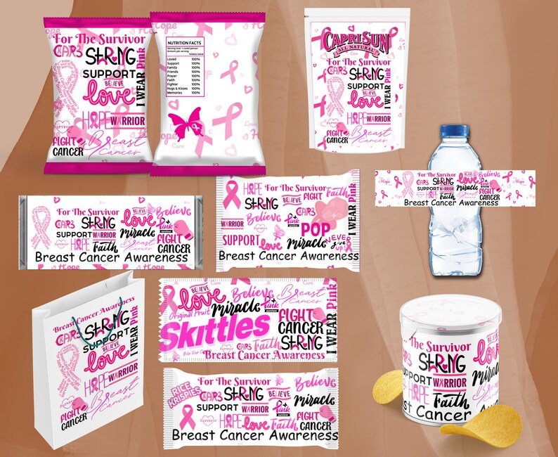 Breast Cancer Label,inspirational Quotes, Survivor Support Gift Ideas ...