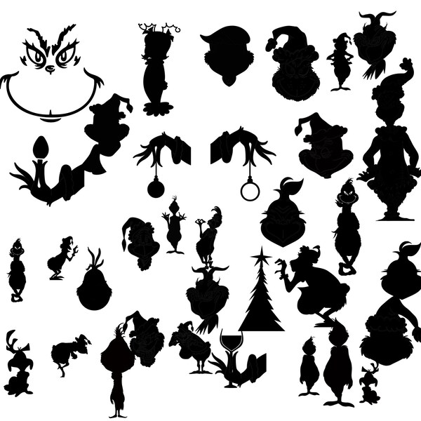 Grinch Hands Clip Art - Etsy