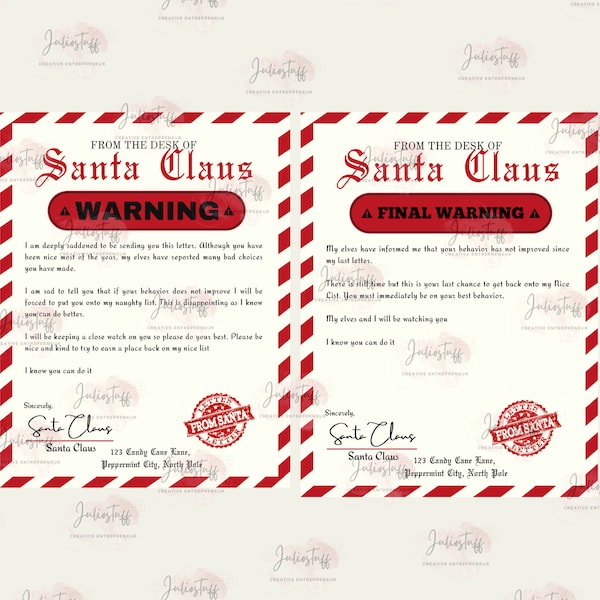 Santa Letter - Etsy