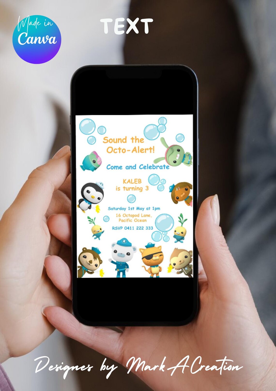 Octonauts Birthday Invite: Underwater Adventure Party Printable DIY ...