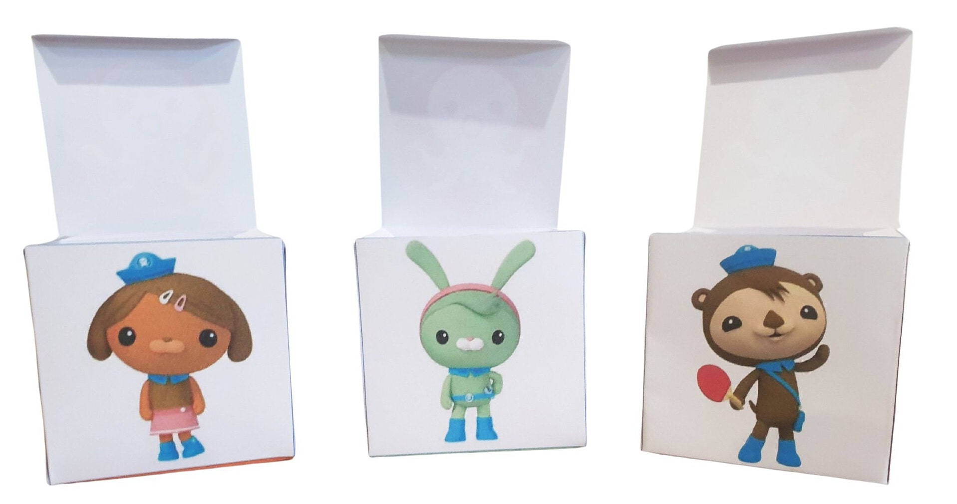 Octonauts Birthday Party Treat Boxes Dashi, Tweak & Shellington DIY ...