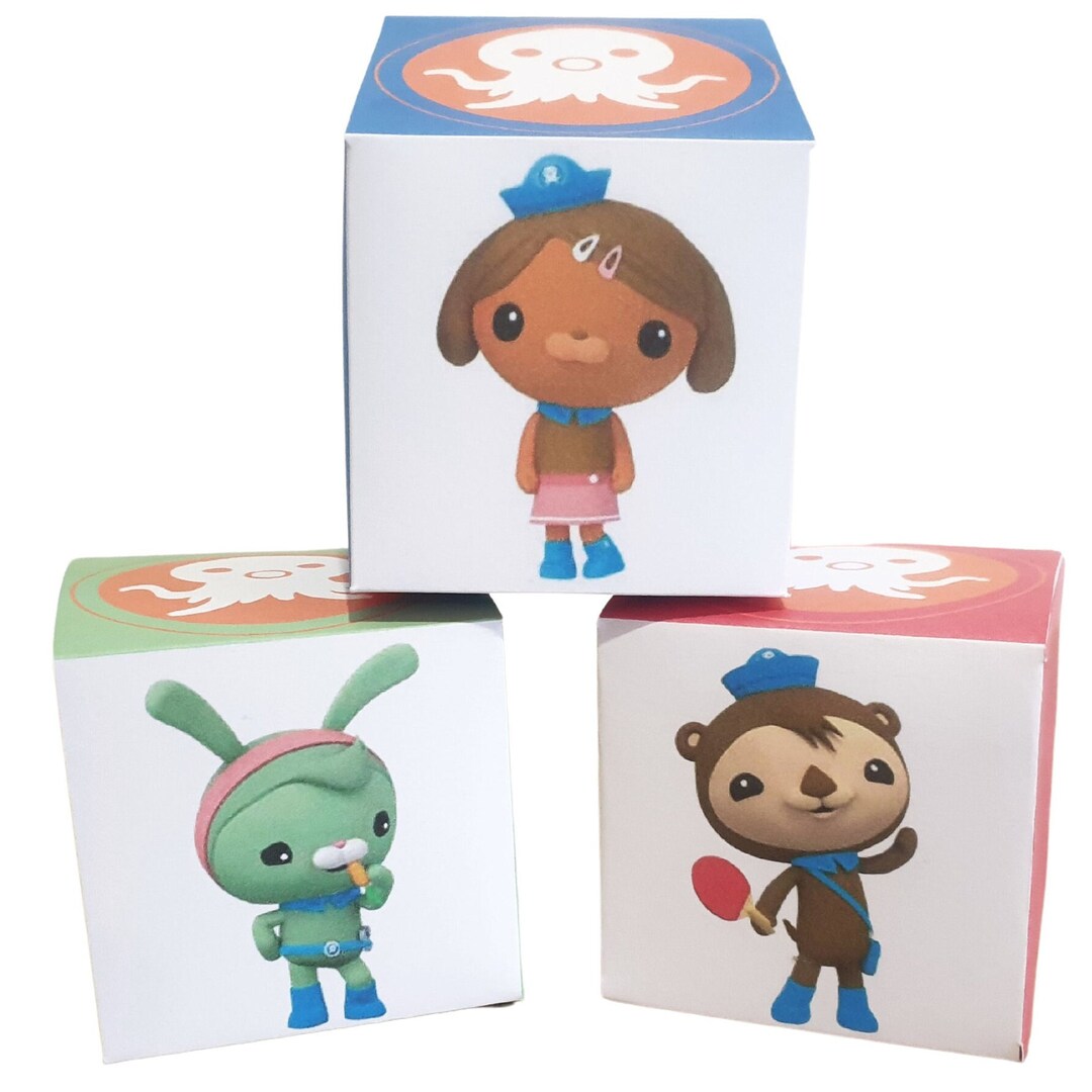 Octonauts Birthday Party Treat Boxes Dashi, Tweak & Shellington DIY ...