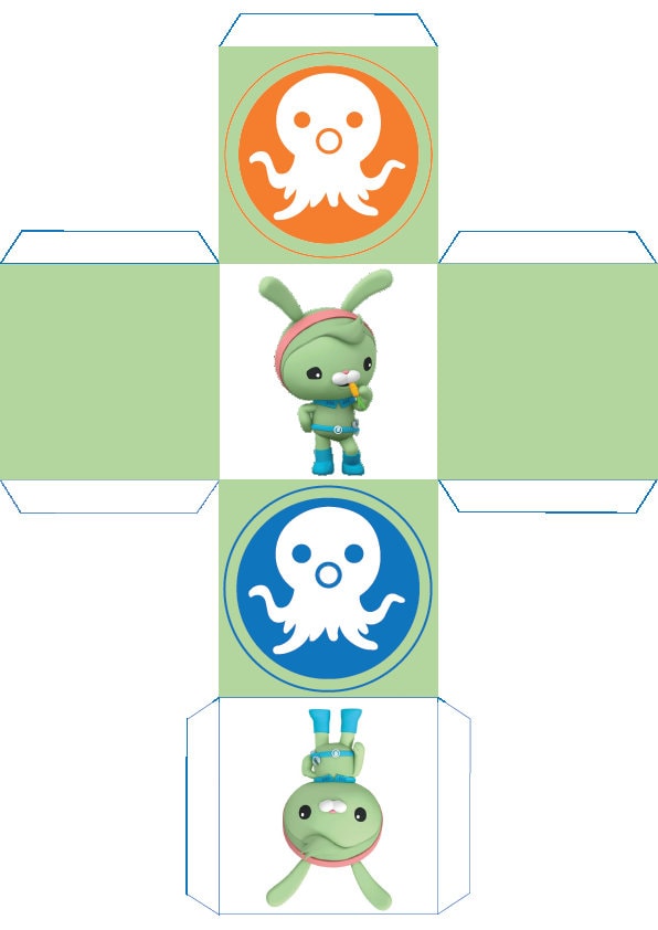 Octonauts Birthday Party Treat Boxes Dashi, Tweak & Shellington DIY ...