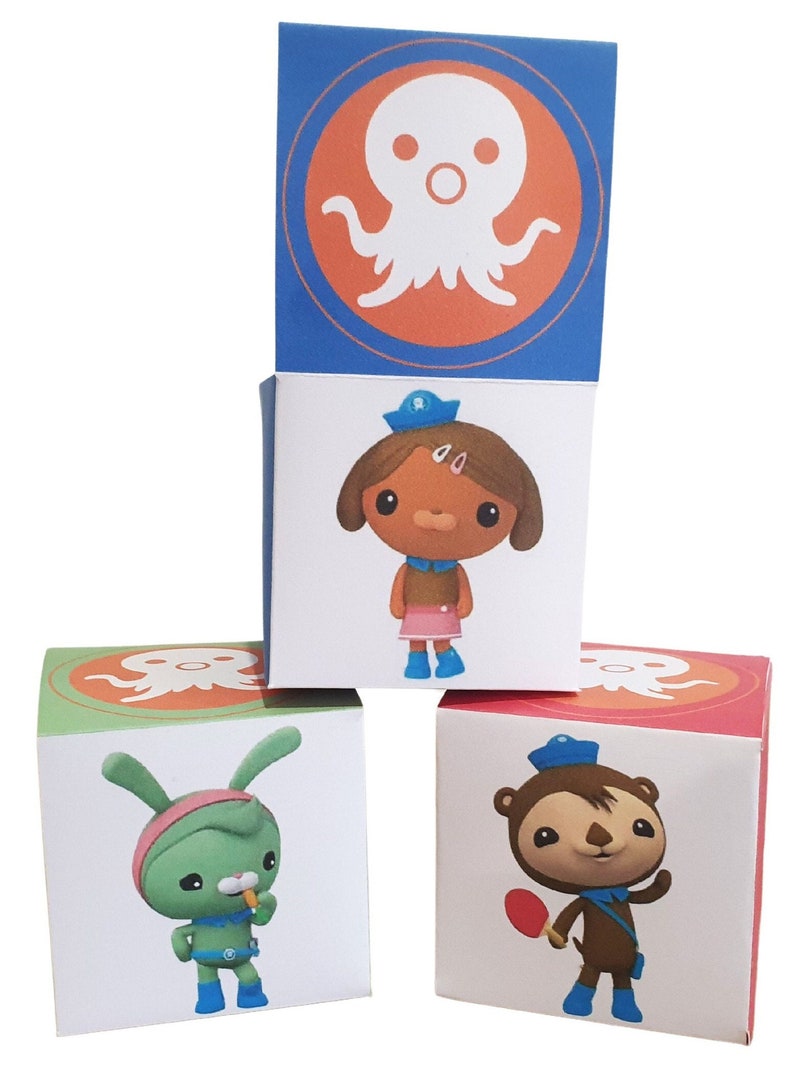 Octonauts Birthday Party Treat Boxes Dashi, Tweak & Shellington DIY ...