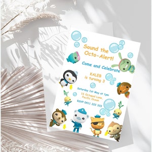 Octonauts Birthday Invitation DIY - Etsy